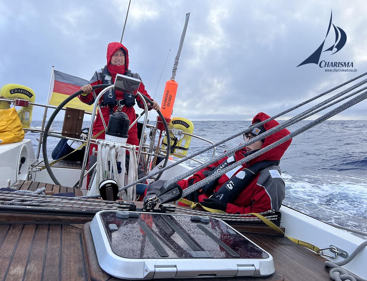 Von Am-Wind auf Raumschots-Kurs